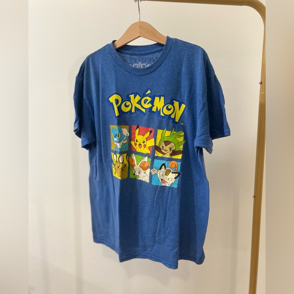 Pokemon | Shirts & Tops | Pokemon Blue Kids Short Sleeve Tee | Poshmark